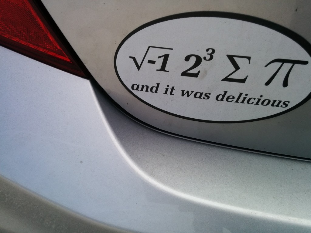 Math Nerd Bumper Sticker | It's a Binary World 2.0